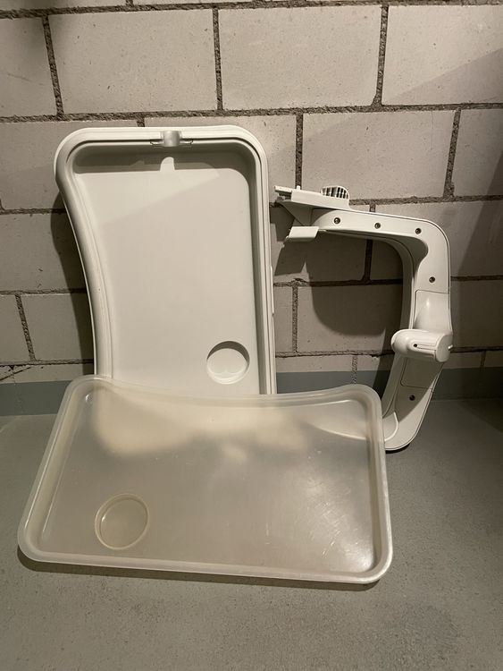 hauck Alpha Tray, Weiß - 3in1 Essbrett , Tisch (Gebraucht) in ...