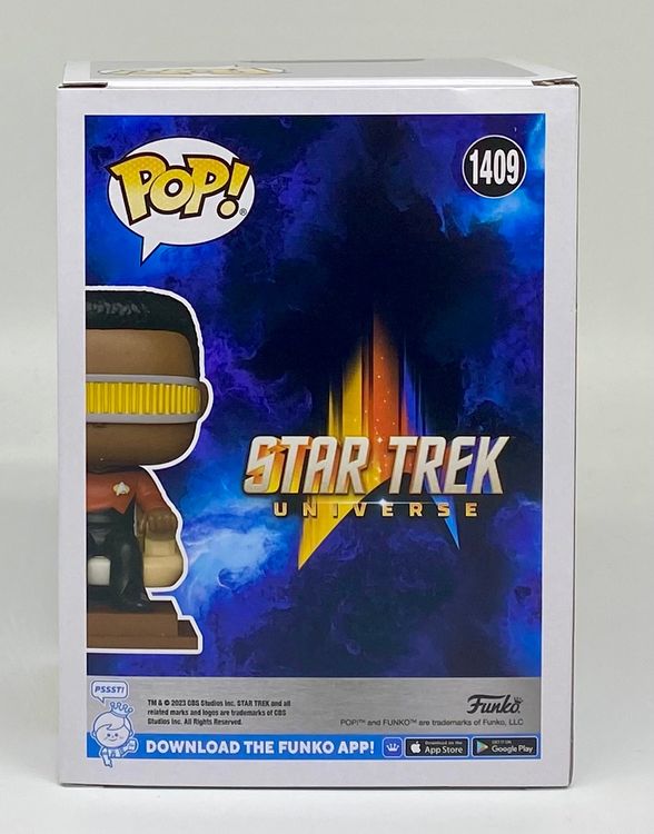 Funko Pop! Star Trek, Geordi La Forge #1409 #1, NYCC Excl. (Neu und ...