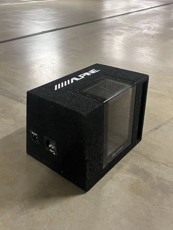 Alpine Subwoofer mit Verstärker (Neu (gemäss Beschreibung)) in ...
