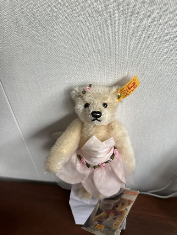 Teddy 🌺Mädchen mit rosa Kleid von Steiff (Neu (gemäss Beschreibung)) in ...