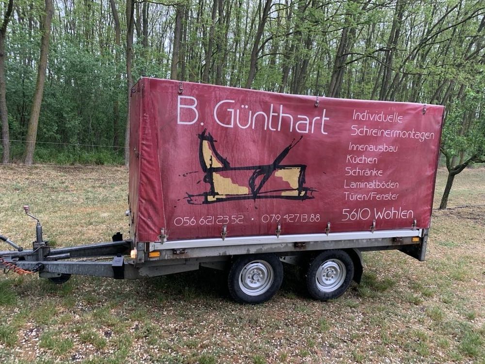 Anhänger mit Plane (Gebraucht) in Goldau für CHF 1100 – nur Abholung ...