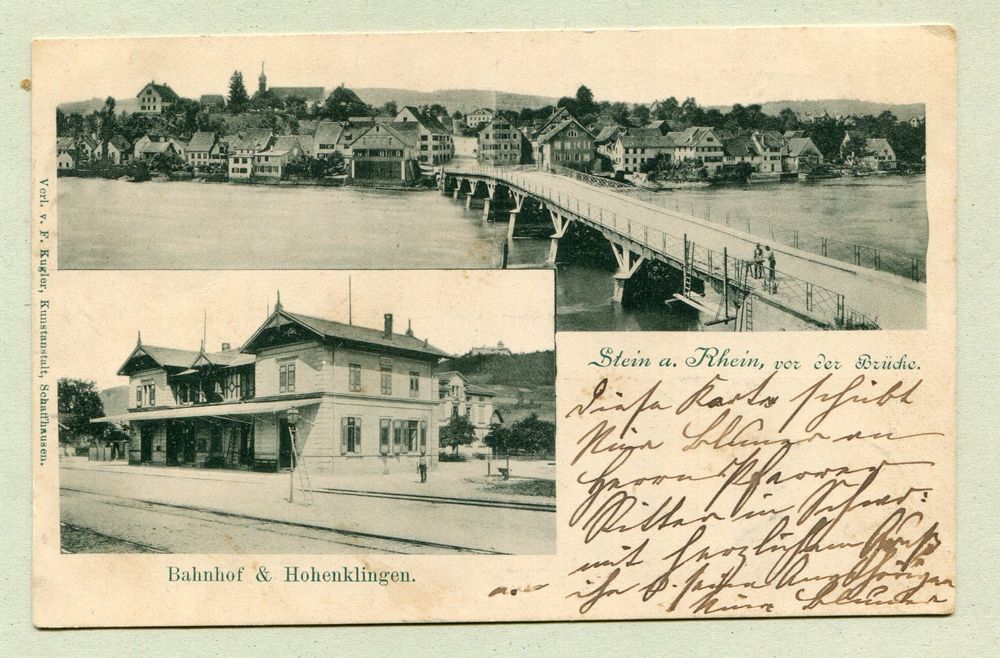 Stein am Rhein mit Bahnhof Hohenklingen 1900 | Kaufen auf Ricardo