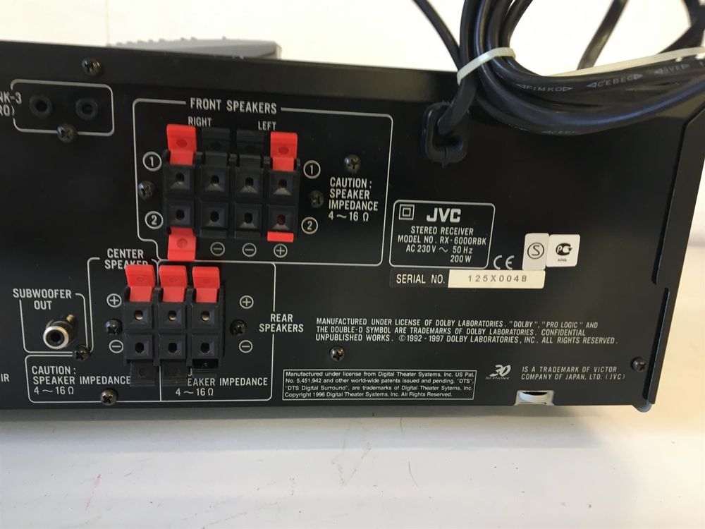 JVC RX6000R Receiver | Kaufen auf Ricardo