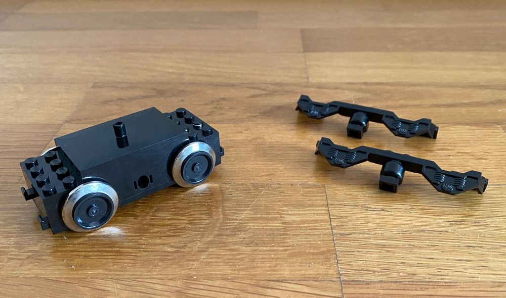 LEGO 9V Motor Eisenbahn Electric Train Motor 9V with Wheels (Gebraucht ...