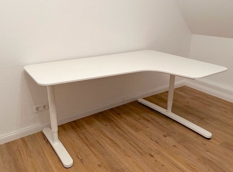 Schone Eckschreibtisch Wei Ikea Bild