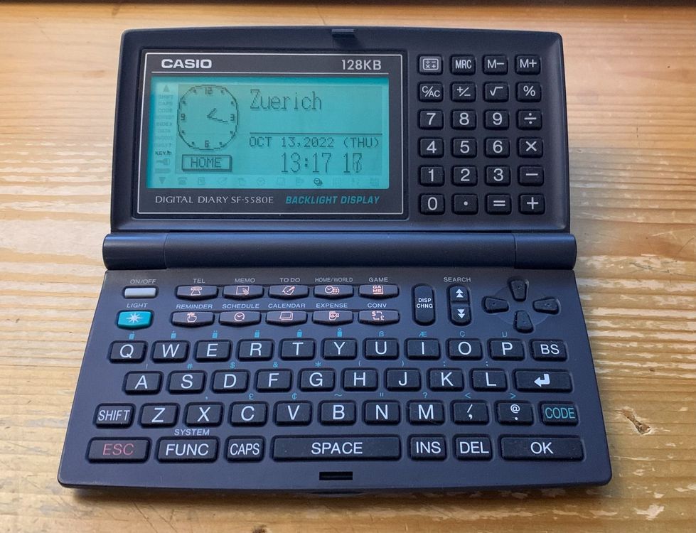 Casio Digital Diary SF-5580E Organizer | Kaufen auf Ricardo