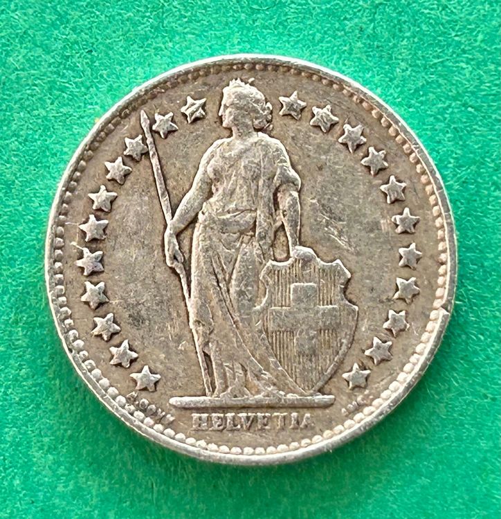 50 Rappen Silbermünze 1945 | Kaufen auf Ricardo