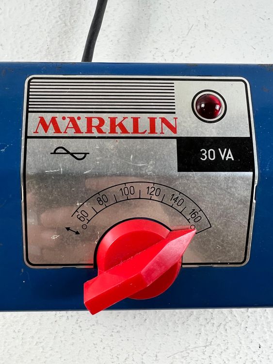 Märklin Trafo 30 VA, Modellbahn, blau, Vintage | Kaufen auf Ricardo
