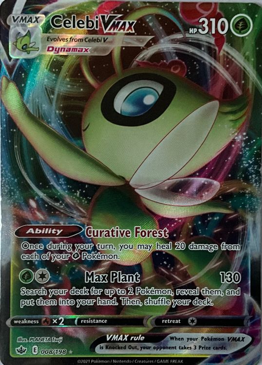 Pokémon Celebi VMAX 008/198 (Gebraucht) in Muri b. Bern für CHF 2 – mit ...