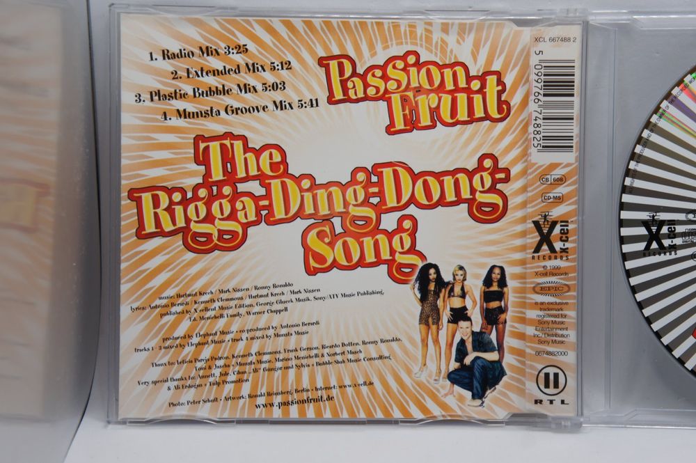 Maxi CD Passion Fruit – The Rigga-Ding-Dong-Song (Gebraucht) in ...