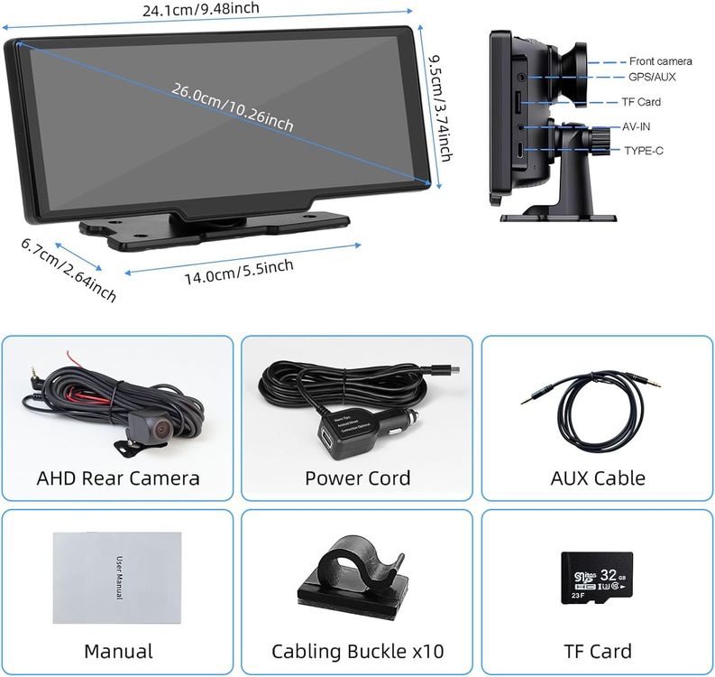 Autoradio mit Wireless CarPlay Rückfahrkamera Bluetooth (Neu und originalverpackt) in Herisau ...