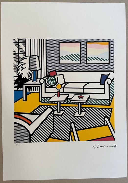 Roy Lichtenstein: The Interiors, POP Art 20/150 (Neu (gemäss ...
