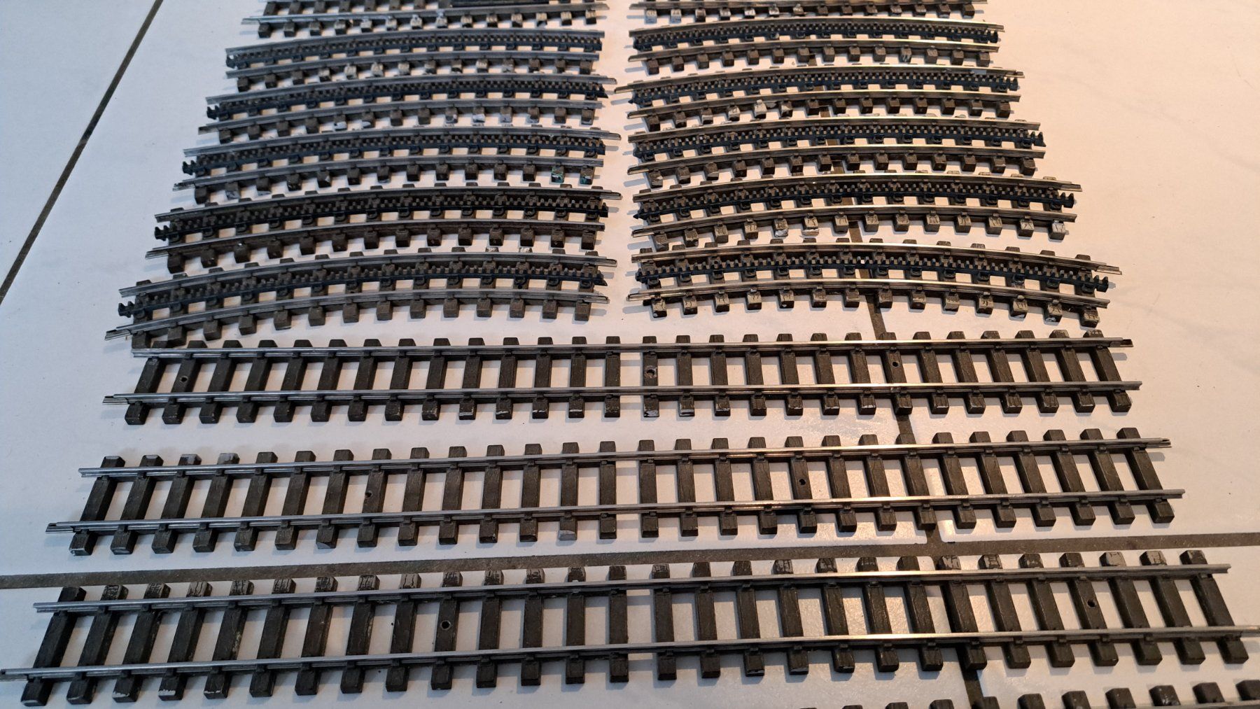 Roco Eisenbahn Schienen Alpin Line Zahnradbahn Spur 0m Lot 3 (Gebraucht ...