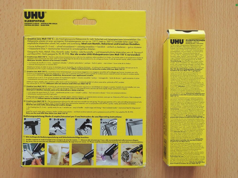 Uhu Klebepistole creative + 15 Uhu Klebesticks (Gebraucht) in ...