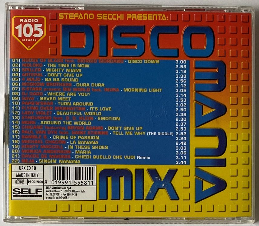 Stefano Secchi, Discomania Mix, Radio 105 Network | Kaufen auf Ricardo