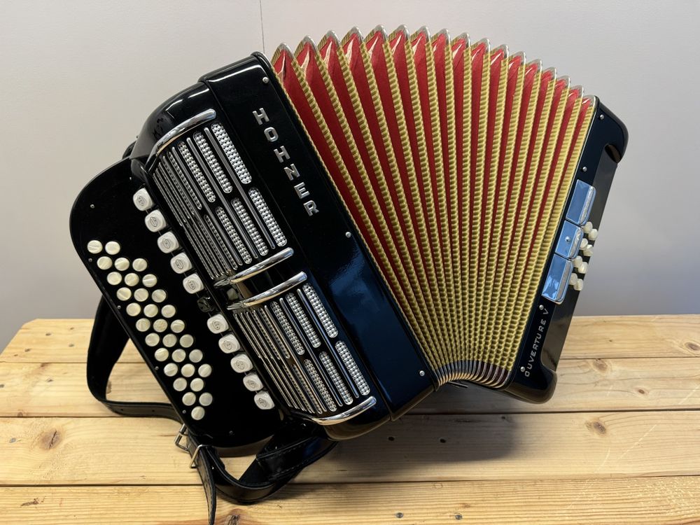 Diatonische Handharmonika, Hohner Ouvertüre V, Stimmung C-F (Gebraucht ...