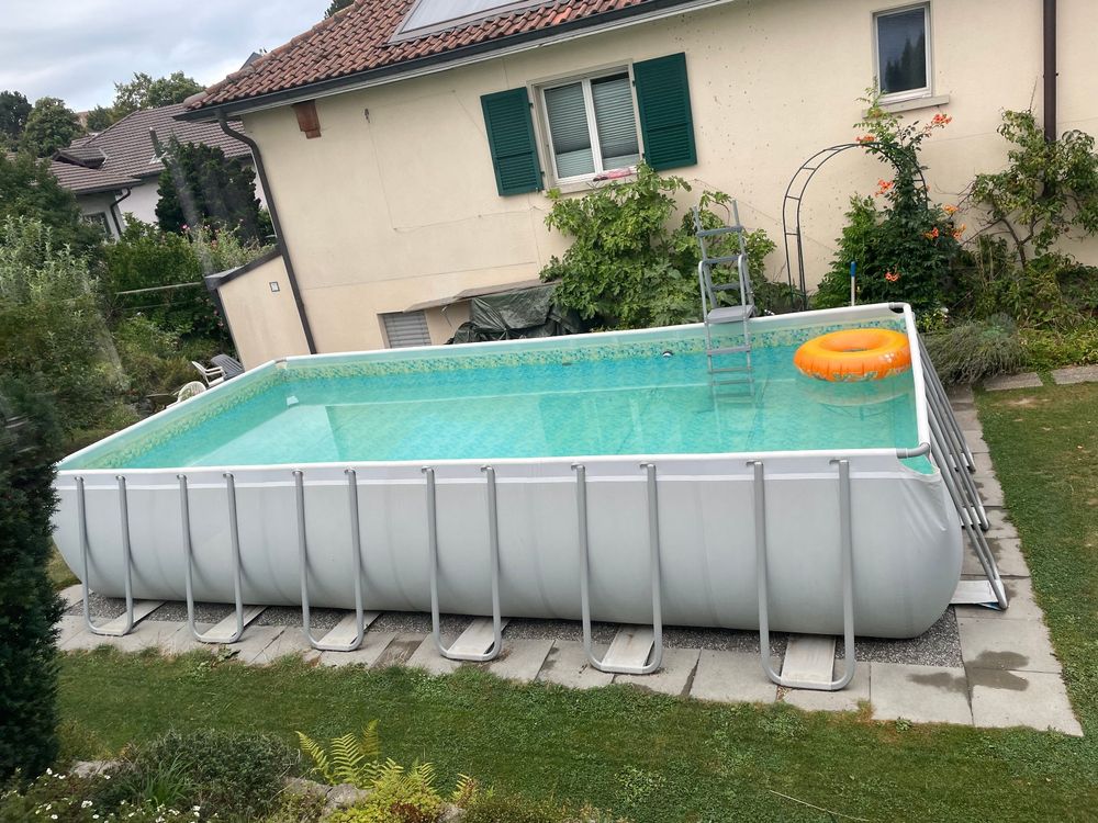 Intex Pool 732x366x132 Frame Pool Ultra Quadra XTR | Kaufen auf Ricardo