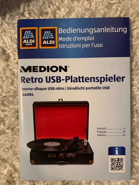 Retro USB-Plattenspieler, Medion | Kaufen auf Ricardo