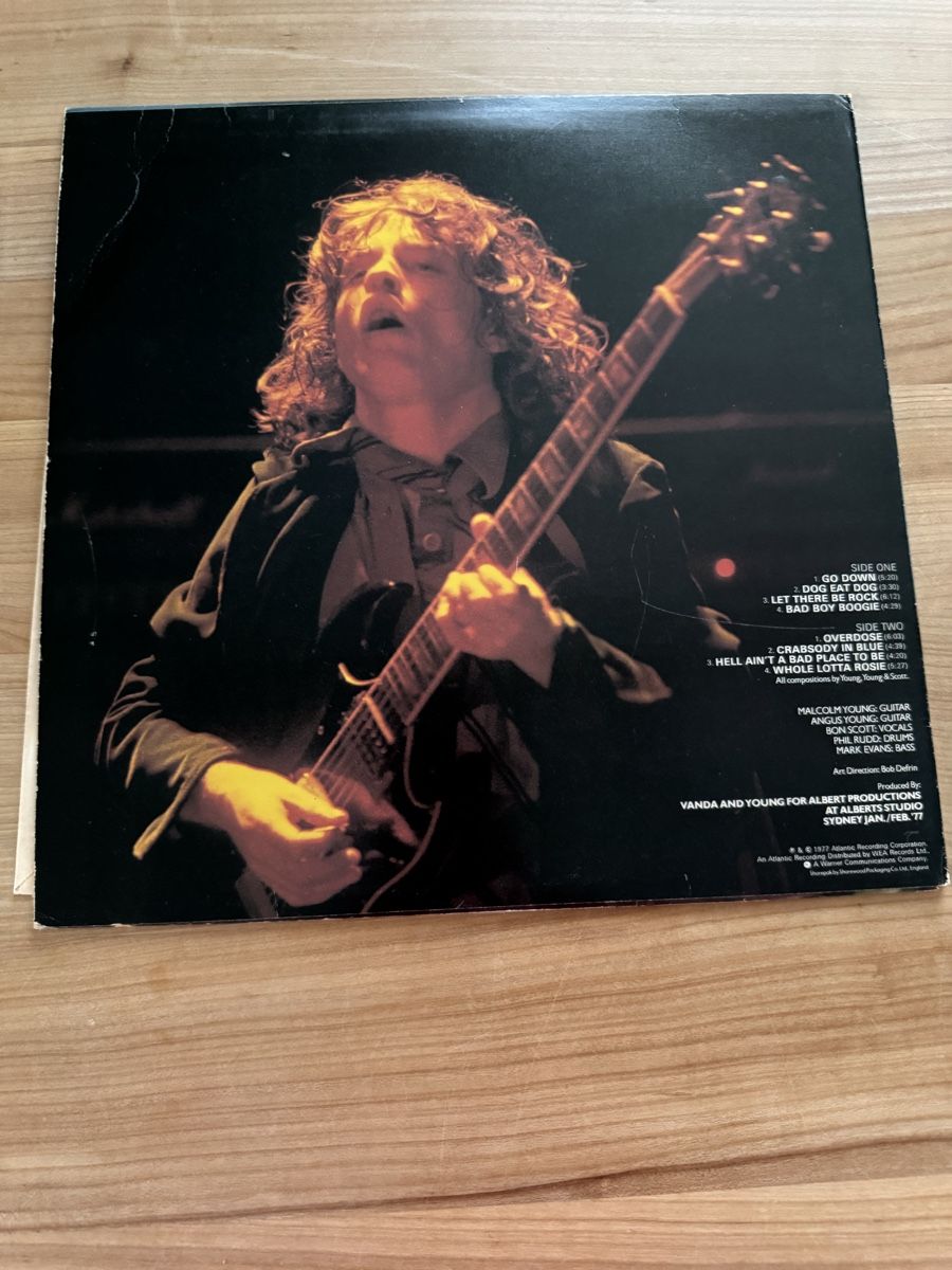 AC/DC - Let There Be Rock - Schallplatte Rarität (Gebraucht) in ...