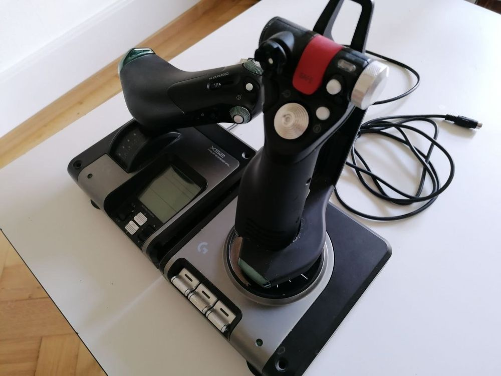 Hotas Saitek X52 PRO - Flugsimulator Joystick & Throttle (Gebraucht) in ...