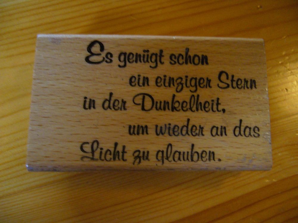 2 Spruchstempel "Lebe für und Happy B...." (Neu (gemäss Beschreibung ...