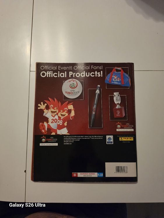 Album Panini de l'euro 2008 100% Complet (Gebraucht) in Fleurier für ...