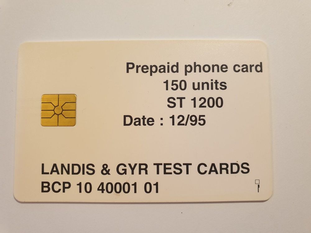 Landis & Gyr Test Cards 150 units (Gebraucht) in Rain für CHF 33 – mit ...