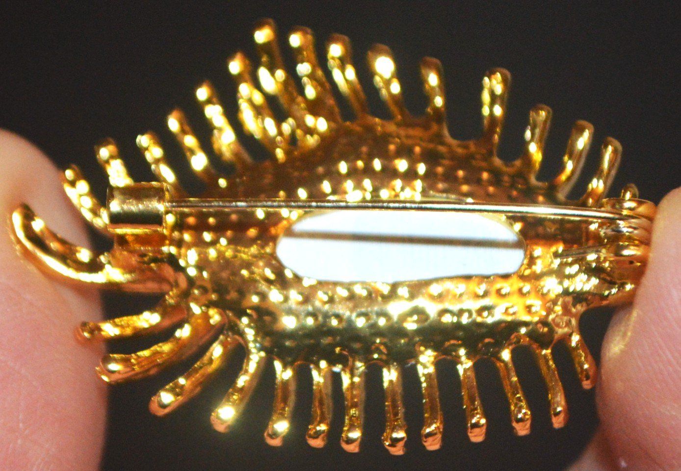 Brosche L-6401 – Auge – Strass - 4 x 3 cm (Neu und originalverpackt) in ...