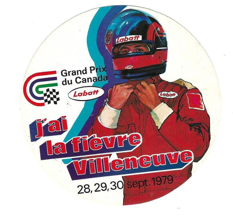 Aufkleber/Sticker, Gilles Villeneuve, Formel 1, 1979 | Kaufen auf Ricardo