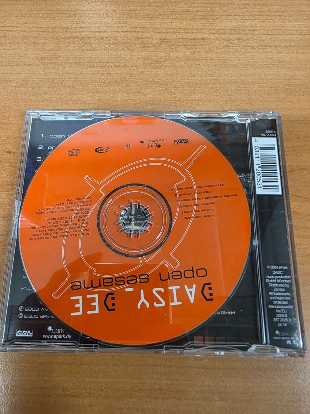 CD Single - Daisy Dee – Open Sesame, Trance (Gebraucht) in Biberist für ...