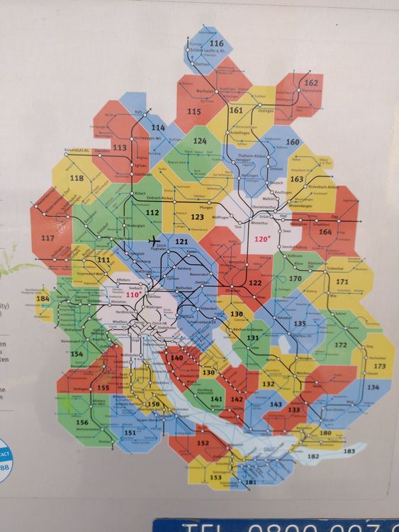 🔥AB 1 Fr.🔥 ZVV Einzelbilett, Zonen 110 & 121 (Neu (gemäss Beschreibung ...