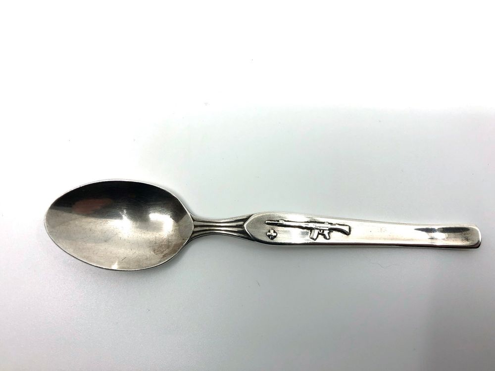 Stgw 57, SIG 510 Löffel versilbert Gewehr Schweizerkreuz Sc | Kaufen ...