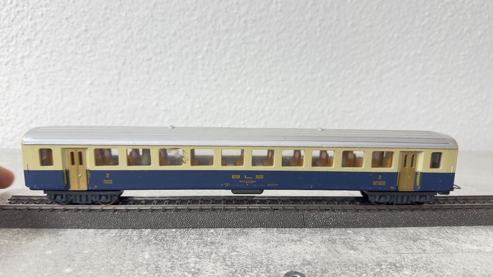 Lima BLS-Personenwagen (Bern–Lötschberg–Simplon-Bahn) H0/AC (Gebraucht ...