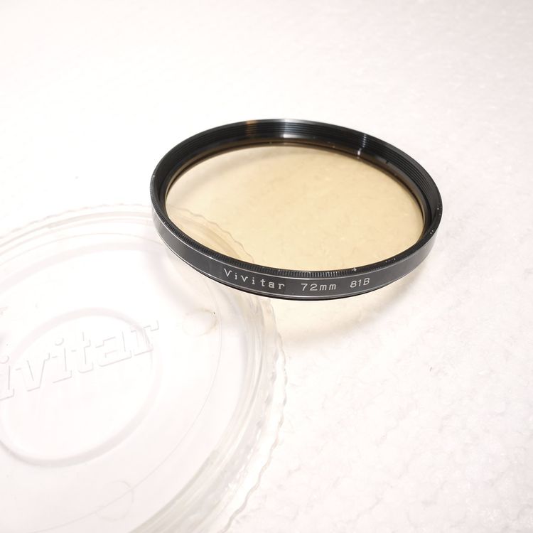 Vintage Vivitar 72mm 81B Filter / filtre. Japan. (Gebraucht) in Egg b ...
