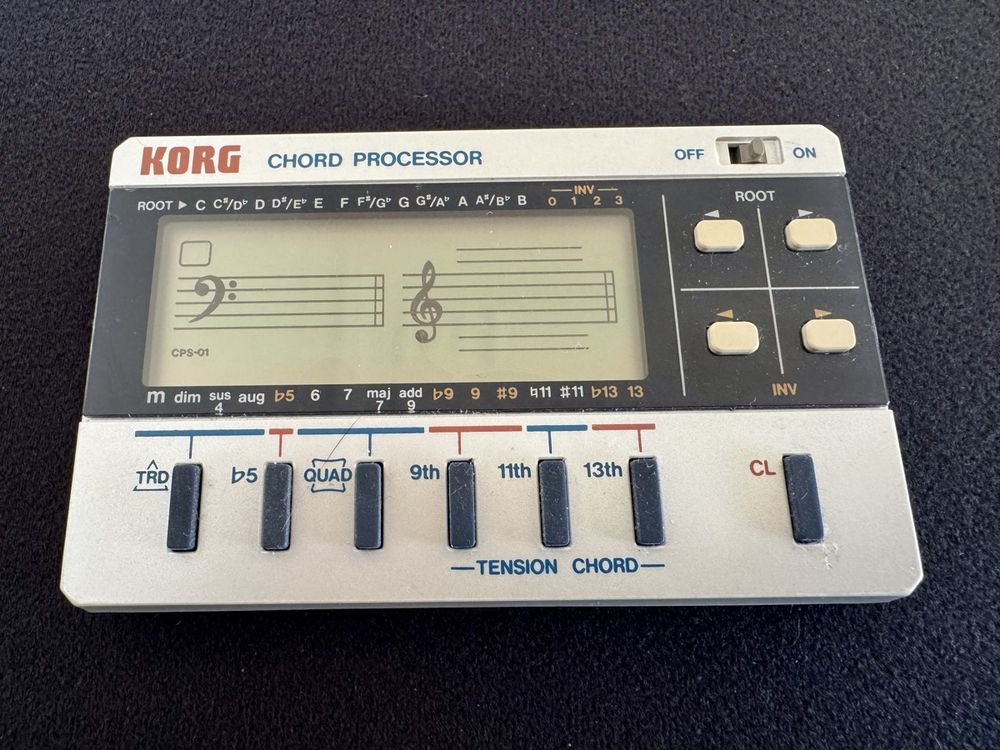 Korg Chord Processor CPS-01 Vintage Effektgerät Gitarre Bass (Gebraucht ...