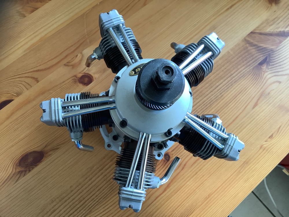 Modellflugmotor, 5-cyl.Stern, FT-400AR, 65ccm, ASP, neu (Neu (gemäss ...