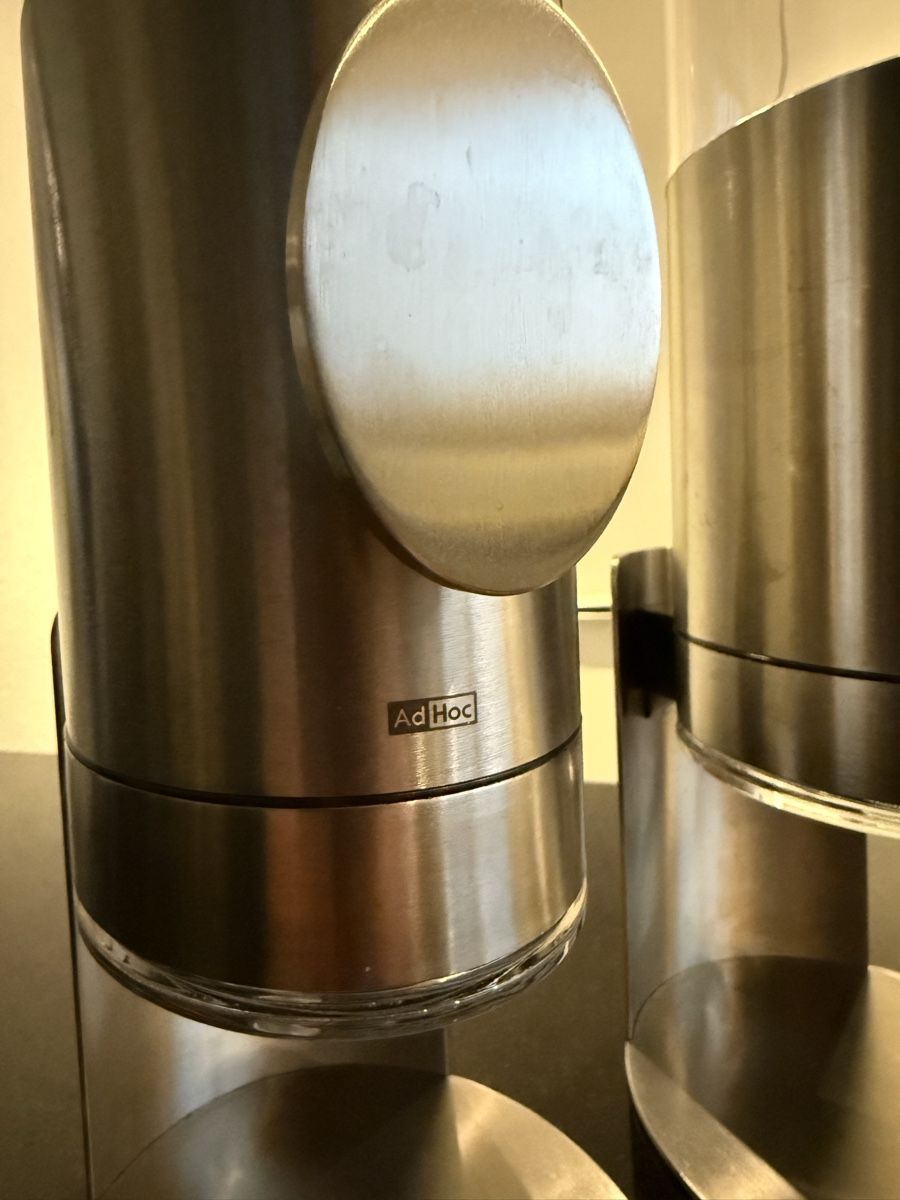 3x AdHoc Müesli-Spender aus Edelstahl - Top Zustand! (Gebraucht) in ...