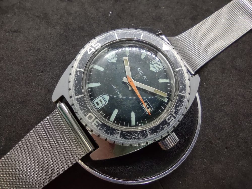 Relay French Diver - Date Cal. Parrenin 1641 - Watch - 1970 (Gebraucht ...