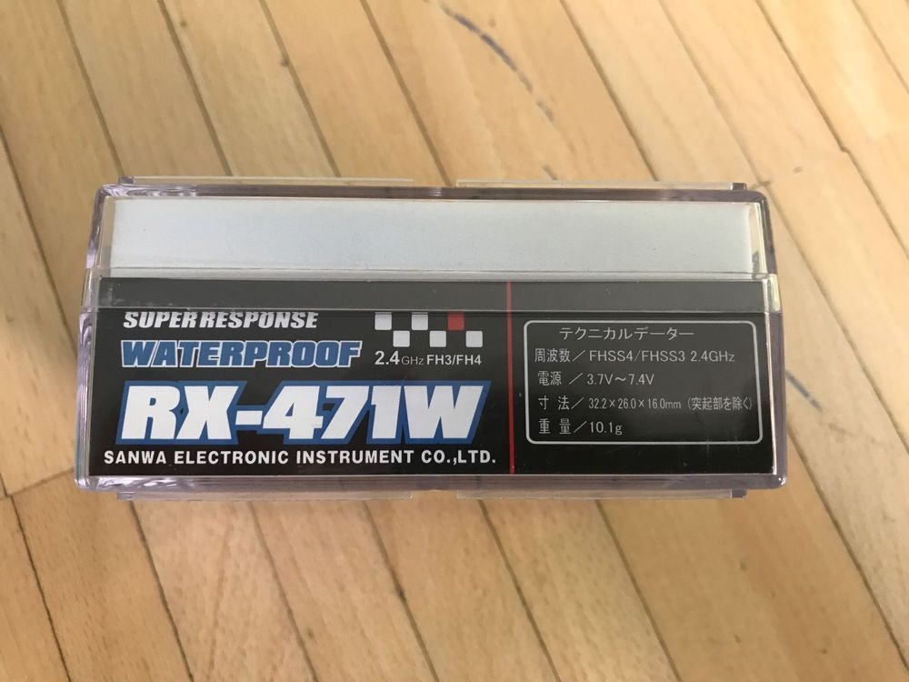 Wasserdichter Sanwa Empfänger - RX 471W - sehr guter Zustand | Kaufen auf Ricardo