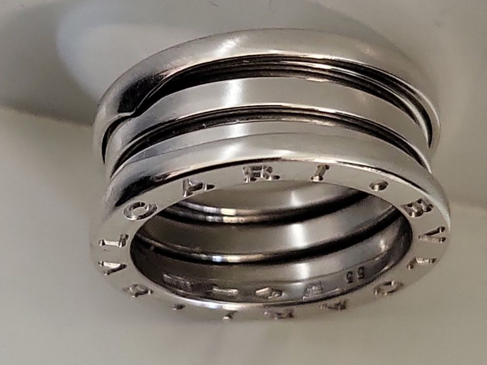 Bulgari Zero Ring 750 18 Karat Gold Weissgold Original & Box (Gebraucht) in für CHF 700 – mit ...