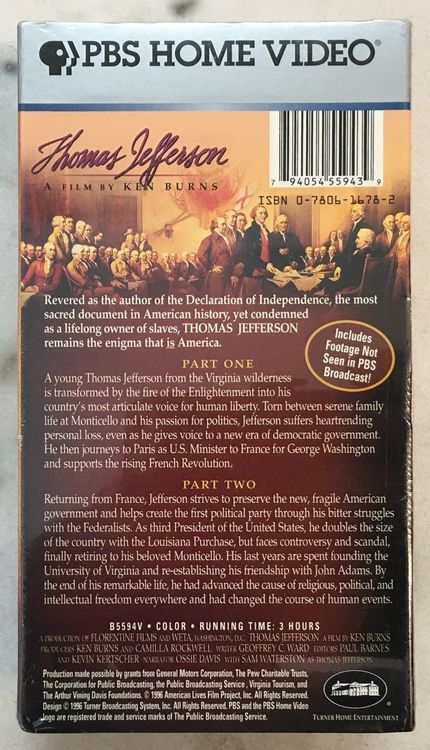 PBS Home Video - Thomas Jefferson (Gebraucht) in Oftringen für CHF 5 ...
