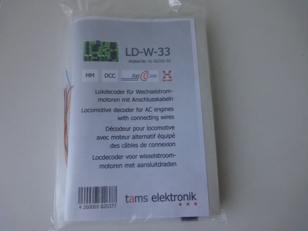Lokdecoder LD-W-33 (Tams Elektronik) | Kaufen auf Ricardo