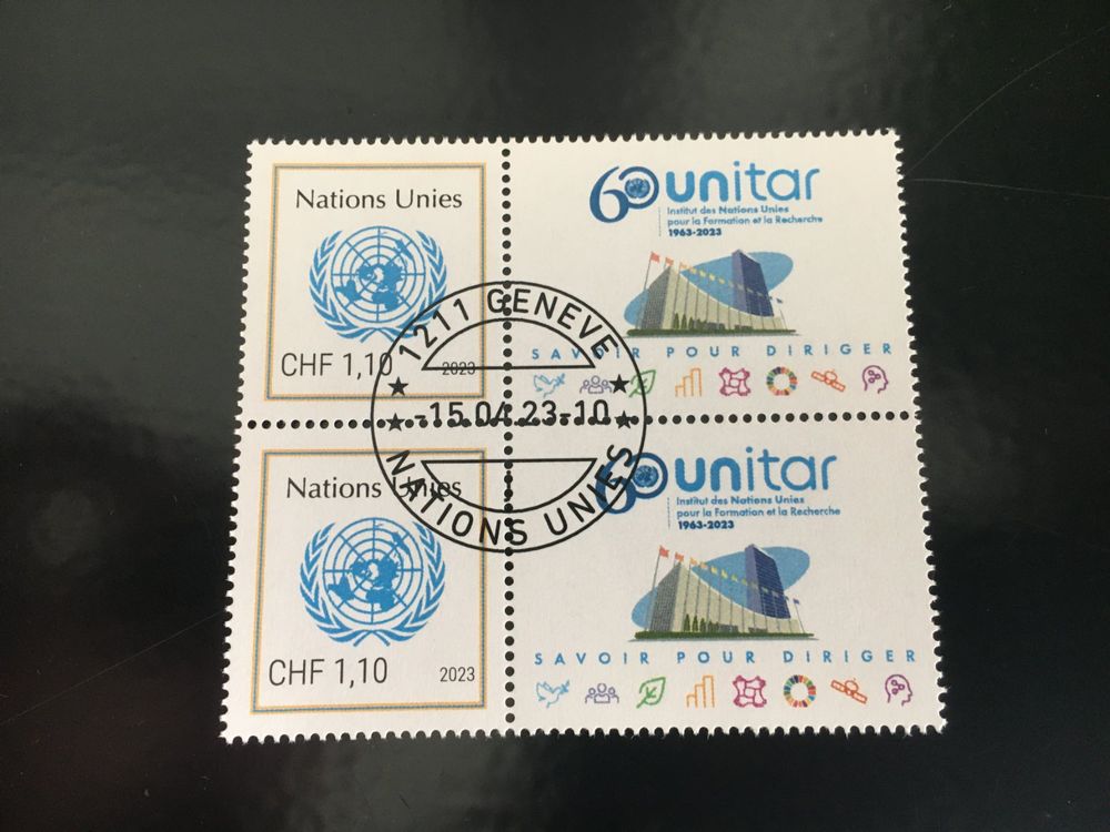ONU UNO UN / 2023 GE / 60 Unitar / ET Gestempelt (Neu und ...