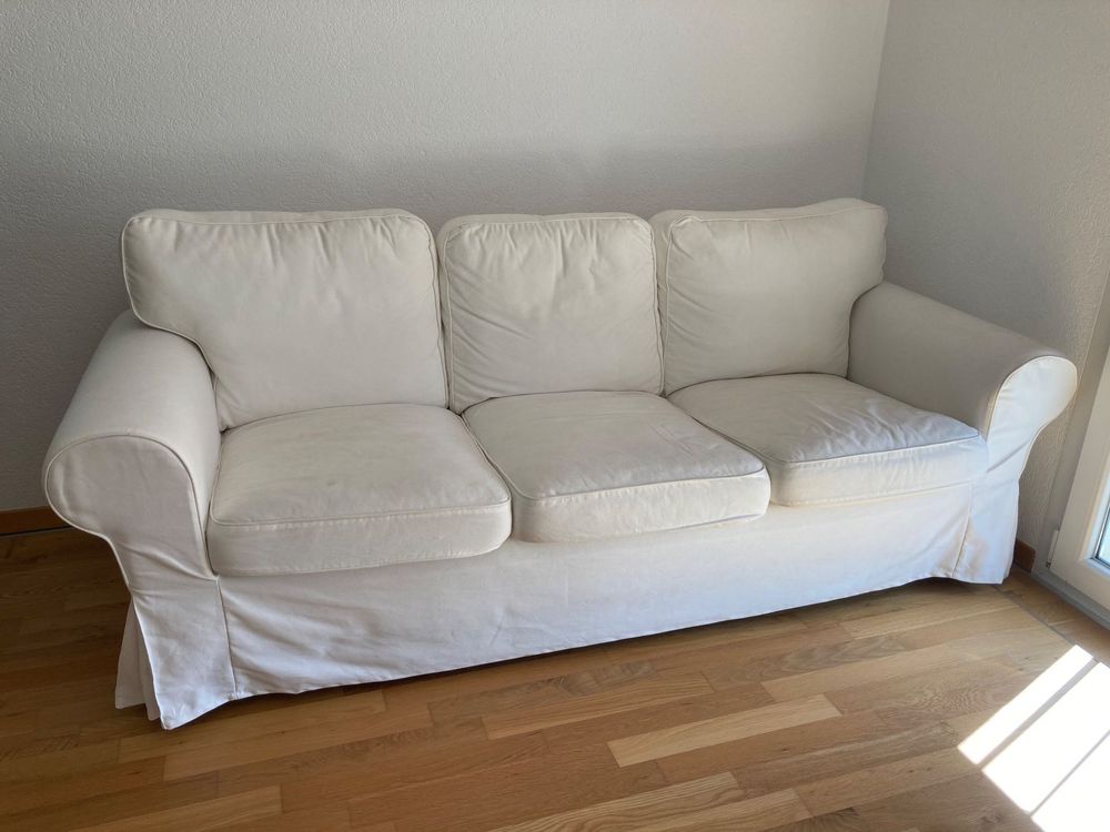 IKEA 3er Sofa Ektorp weiss | Kaufen auf Ricardo
