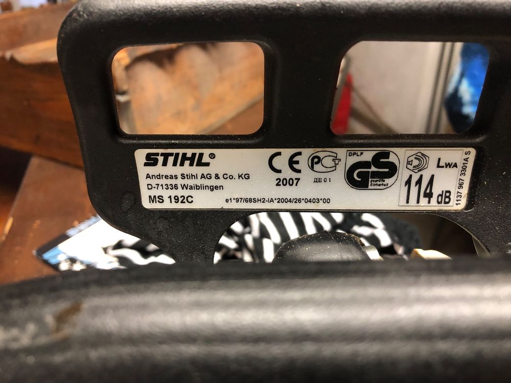 Motorsäge Stihl MS 192C | Kaufen auf Ricardo