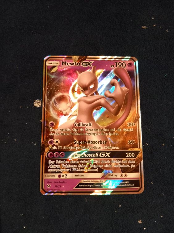 Mewtwo GX HOLO Rare (EN) Shining Legends 39/73 (Neu (gemäss ...
