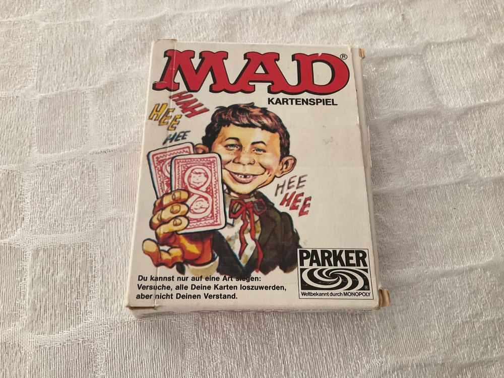 MAD KARTENSPIEL komplett inkl. Spielregel und Blankokarten (Gebraucht ...