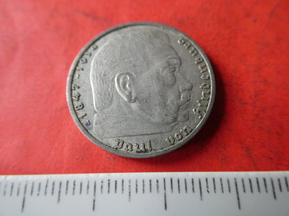 Dt. Reich 1937 A, 2 Reichsmark (Gebraucht) in Hinterforst für CHF 7 – mit Lieferung auf Ricardo ...