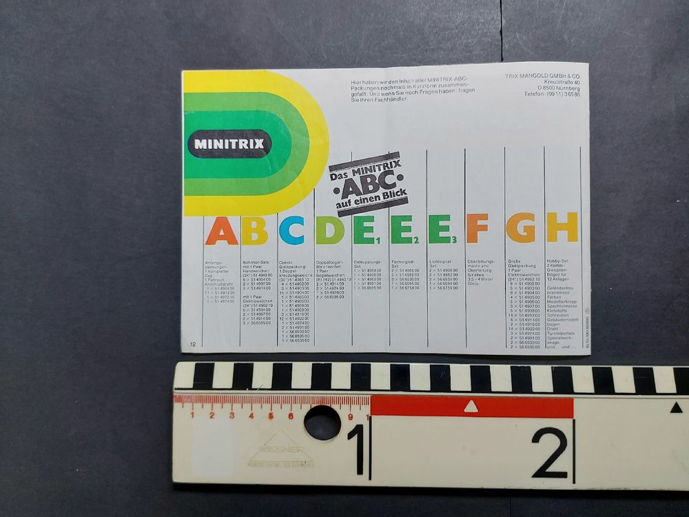 MINITRIX-ABC, 1978 | Kaufen auf Ricardo