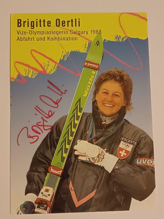 Brigitte Oertle - original Autogramm (Gebraucht) in Menziken für CHF 4. ...